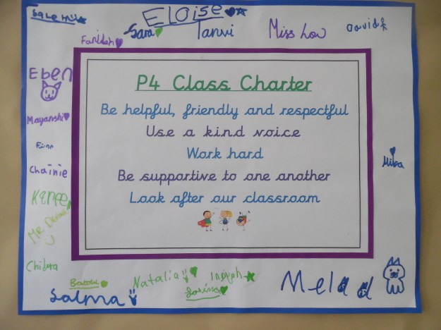 P4 Class Charter | Dalry Primary Edinburgh